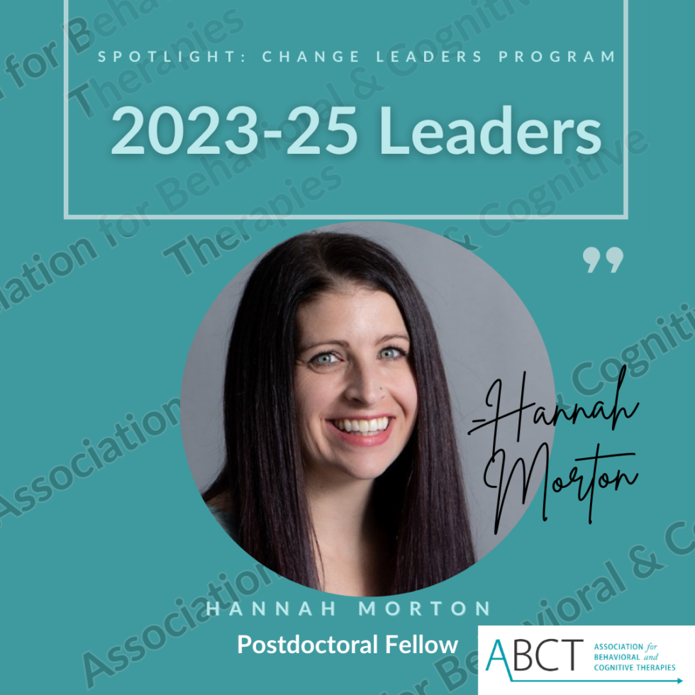 Our Inaugural ABCT CHANGE Leaders – Challenging How ABCT Now Governs ...