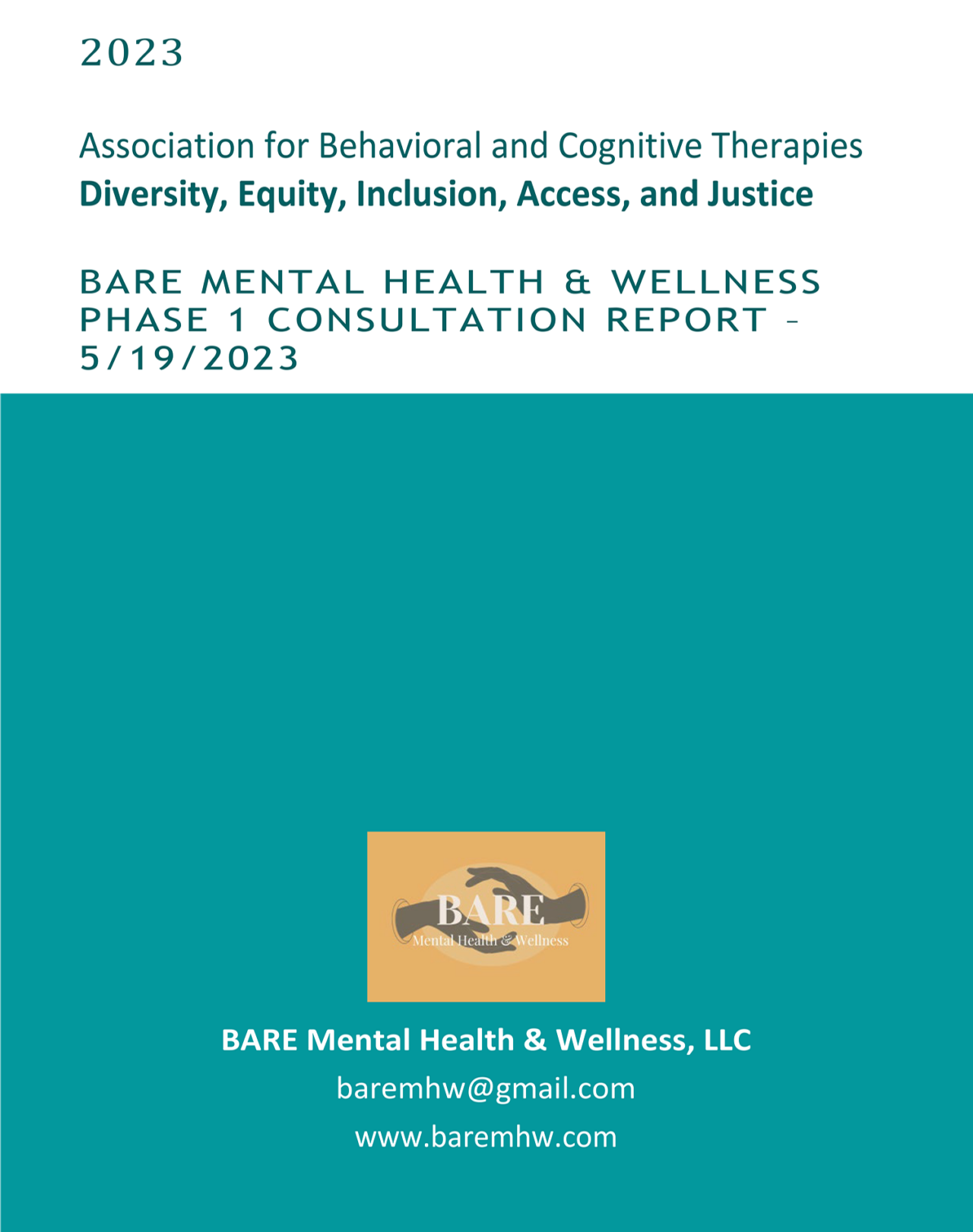 ABCT & BARE Reports on Diversity, Equity, Inclusion, Access and Justice ...
