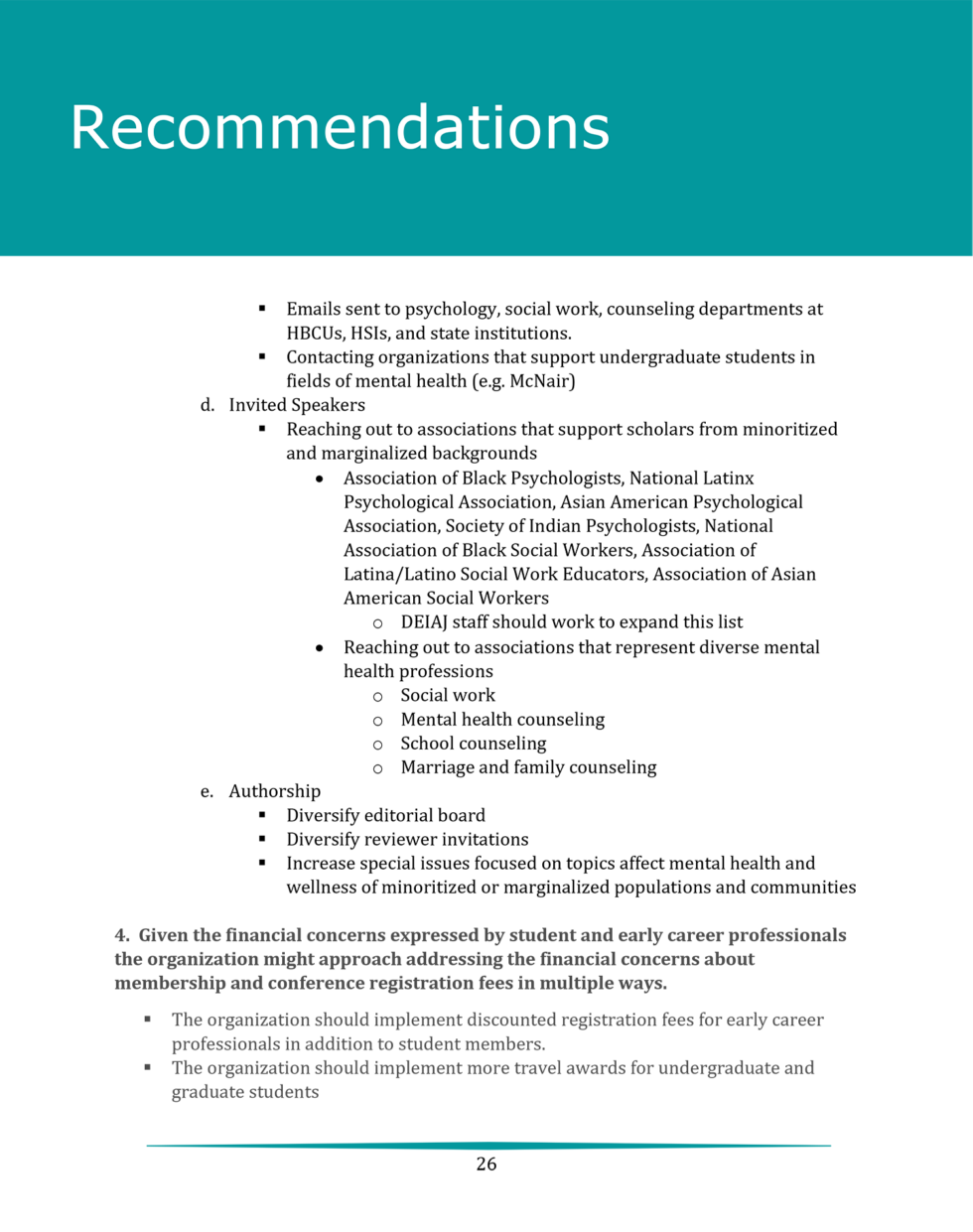 ABCT & BARE Reports on Diversity, Equity, Inclusion, Access and Justice ...