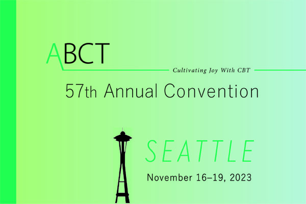 Registration - 2023 Convention - ABCT - Association for Behavioral and ...