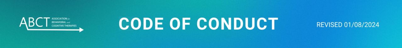 Association for Behavioral and Cognitive Therapies Code of Conduct ...