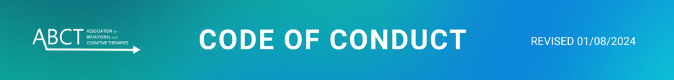Association for Behavioral and Cognitive Therapies Code of Conduct ...