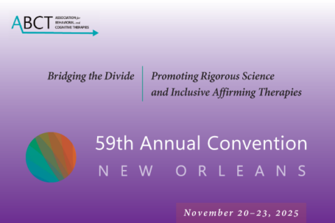 Annual Conventions - Convention and Continuing Education - ABCT ...